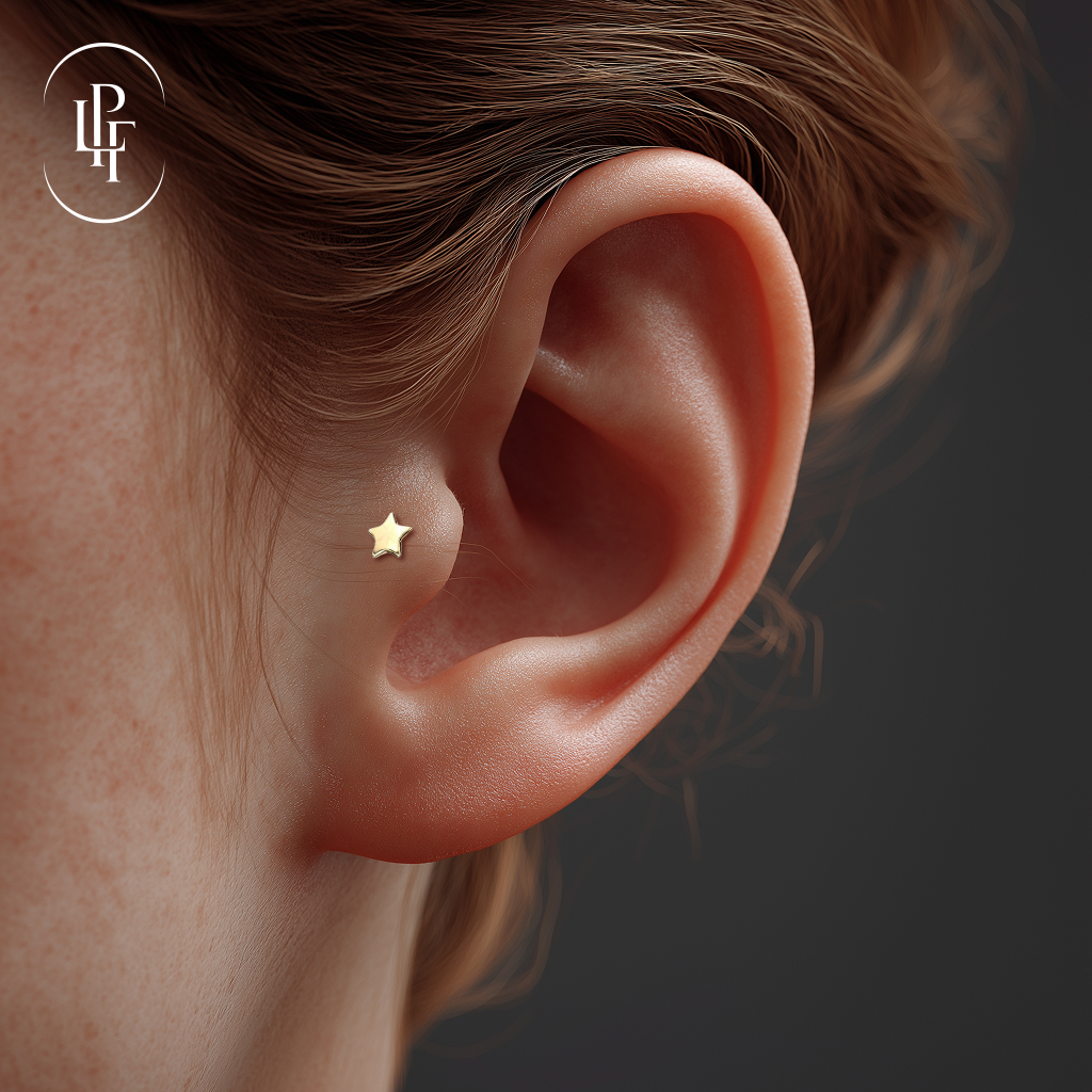 Piercing Tragus : le bijou chic et intemporel en or 18 carats - Le ...